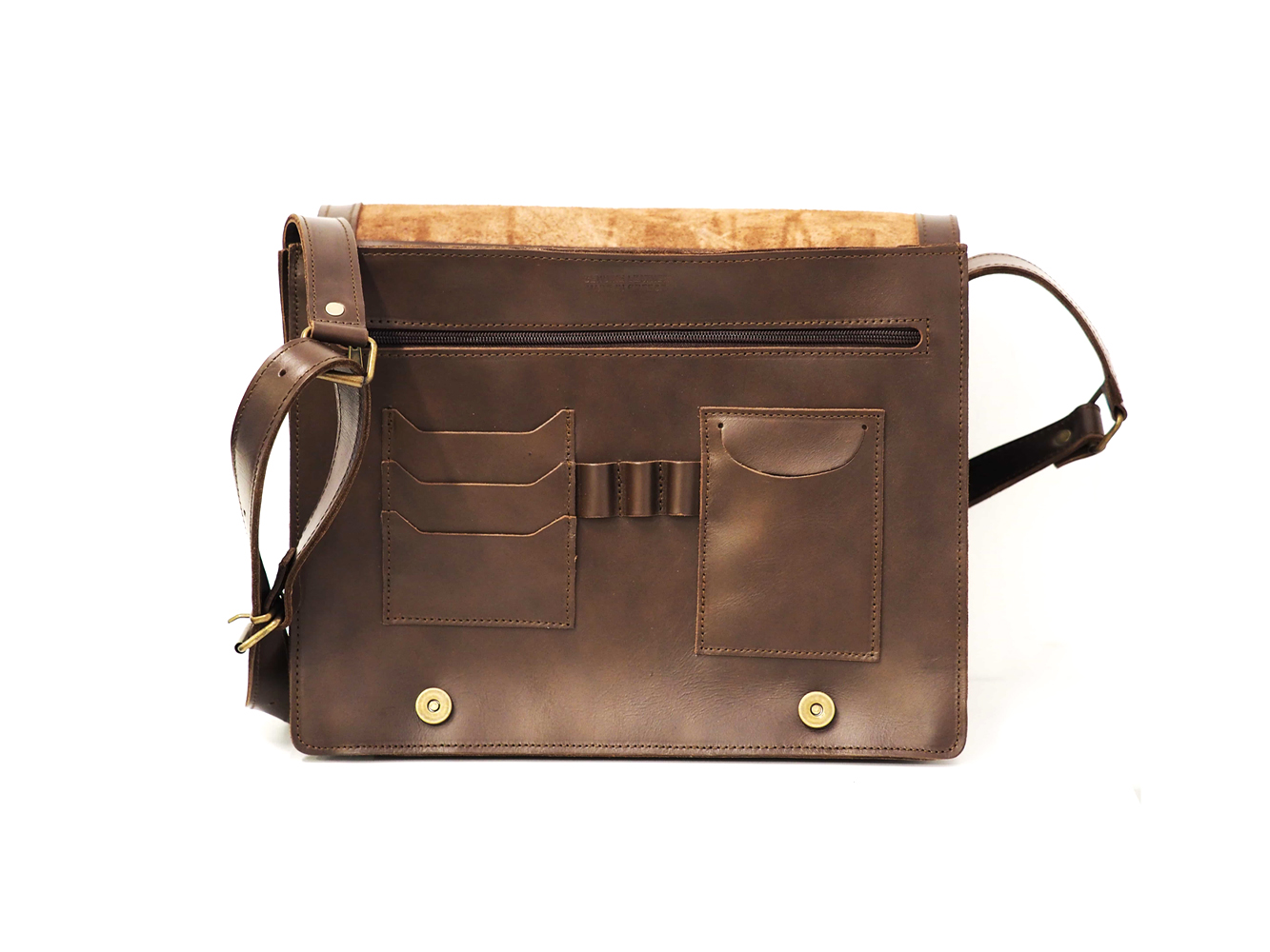 Good Design® Brown Professional Bag with Metal Signature Branding